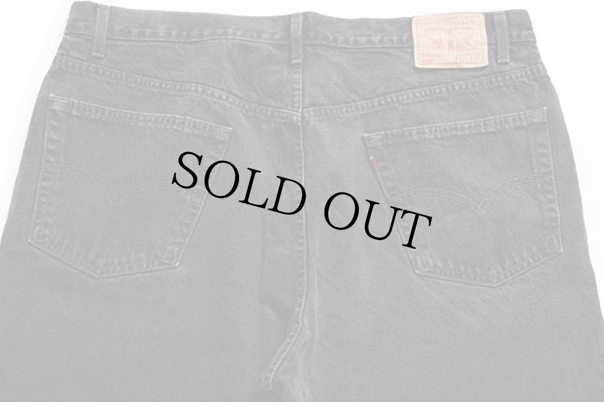 90s カナダ製 Levi'sリーバイス 550 ブラック デニムパンツ w42 L32★160 - Sixpacjoe Web Shop